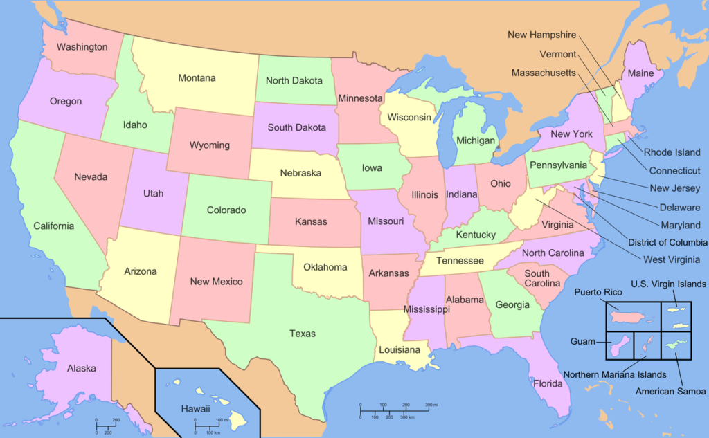 USA States - A Comprehensive Overview of the 50 States
