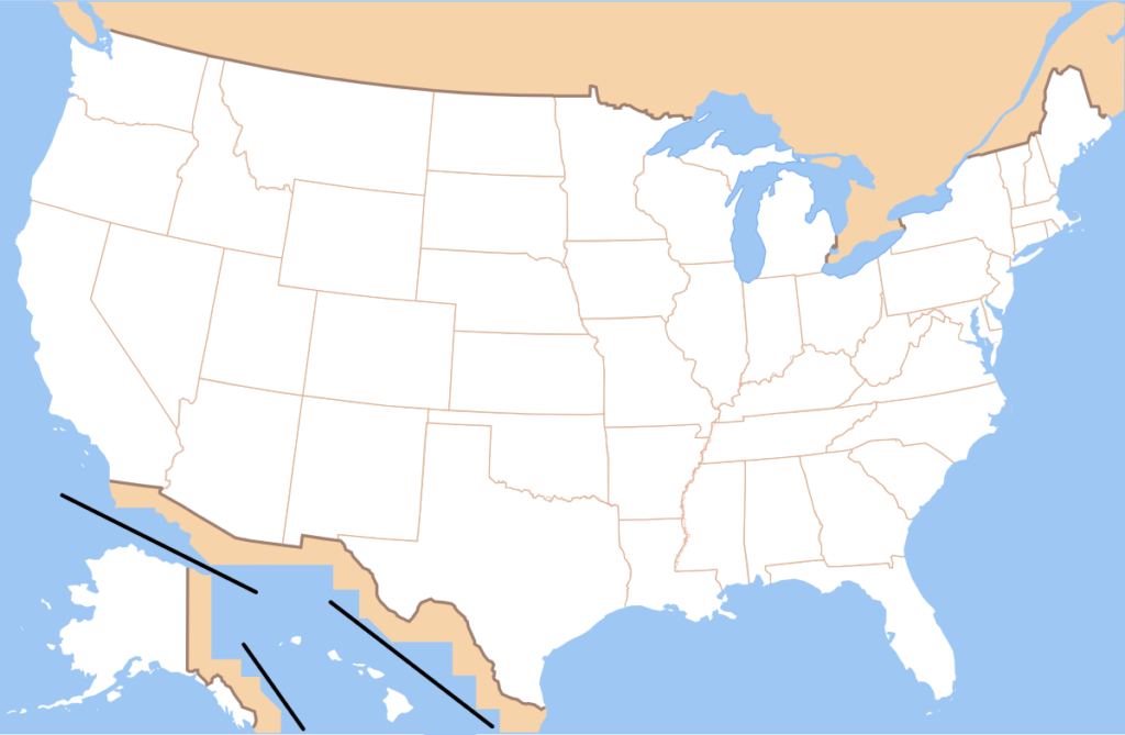 US States List ~ Ranked by Area Size